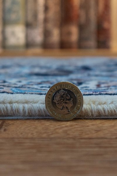 Hand-Knotted Nain Rug From Iran (Persian) (SN:23121) Olney Oriental Rugs