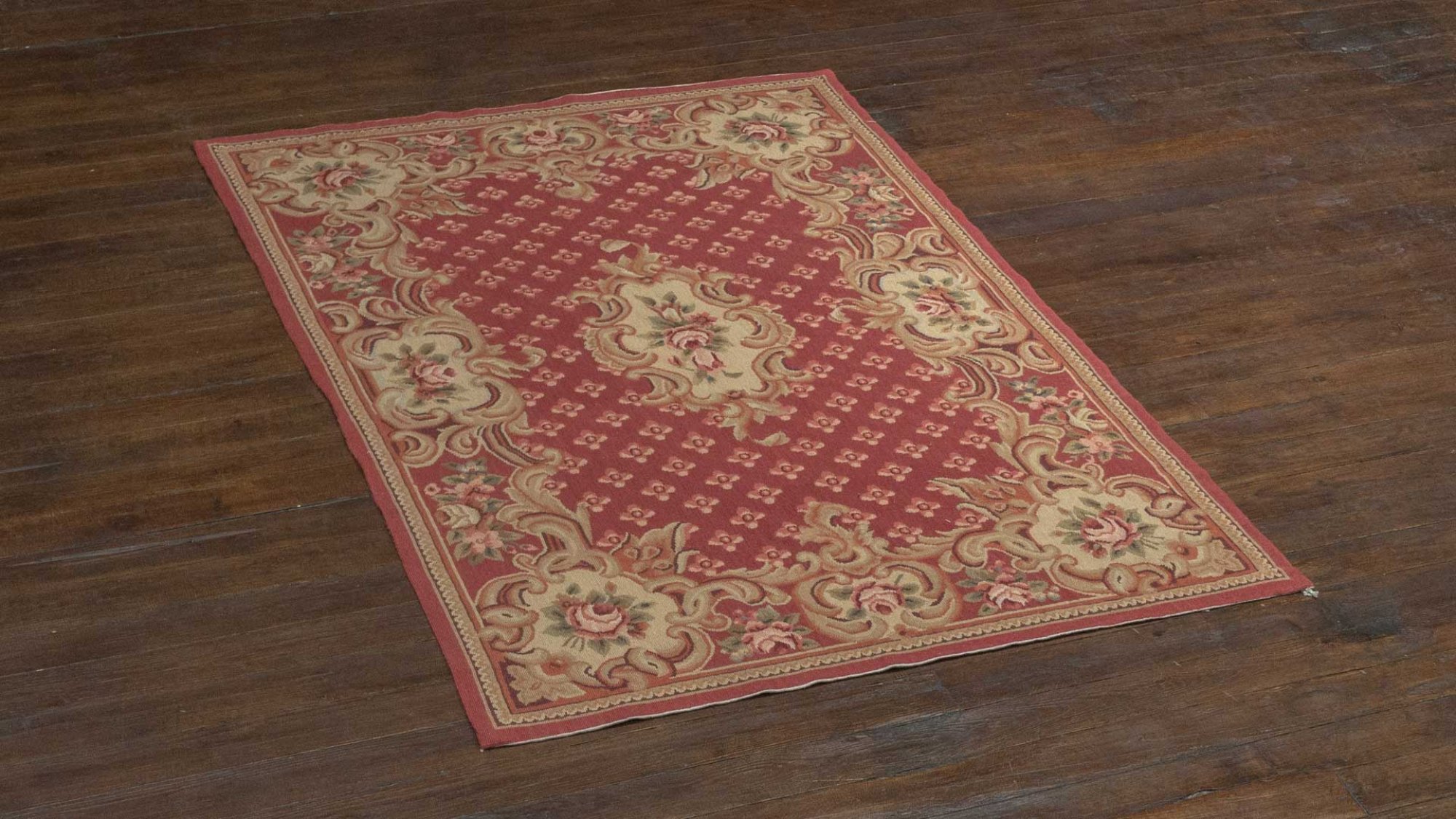 Hand-Made Needlepoint Rug From China (SN:21001) Olney Oriental Rugs