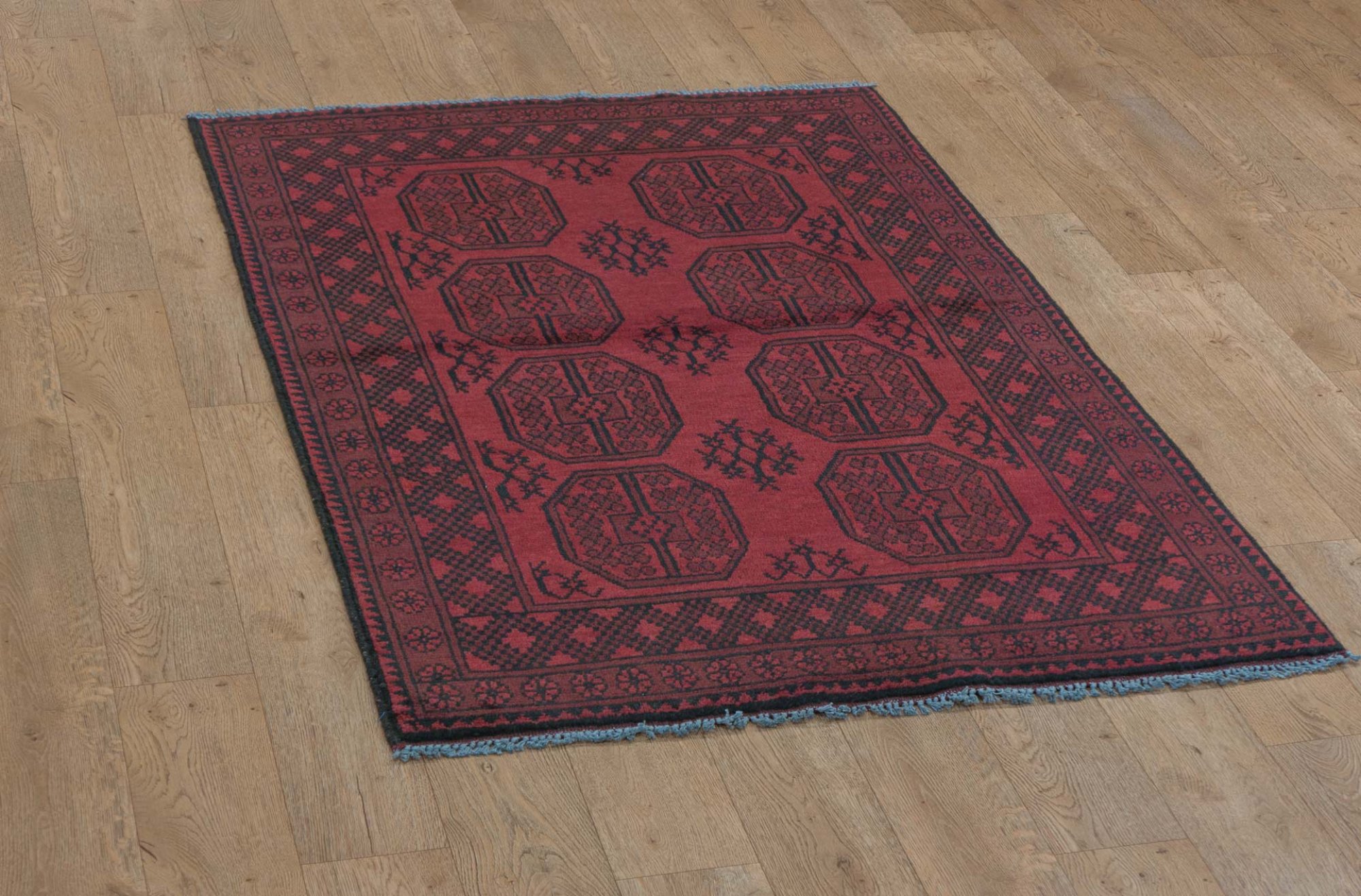 Hand-Knotted Aqcha Rug From Afghanistan (SN:21799) Olney Oriental Rugs
