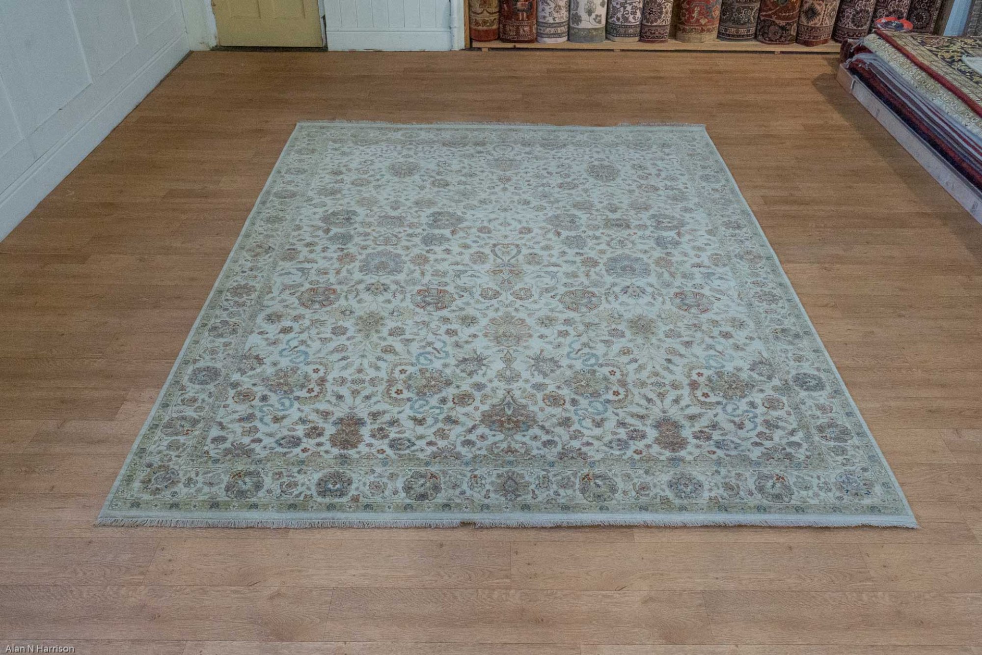 Hand-Knotted Imperial Jewel Rug From India (SN:23384) Olney Oriental Rugs