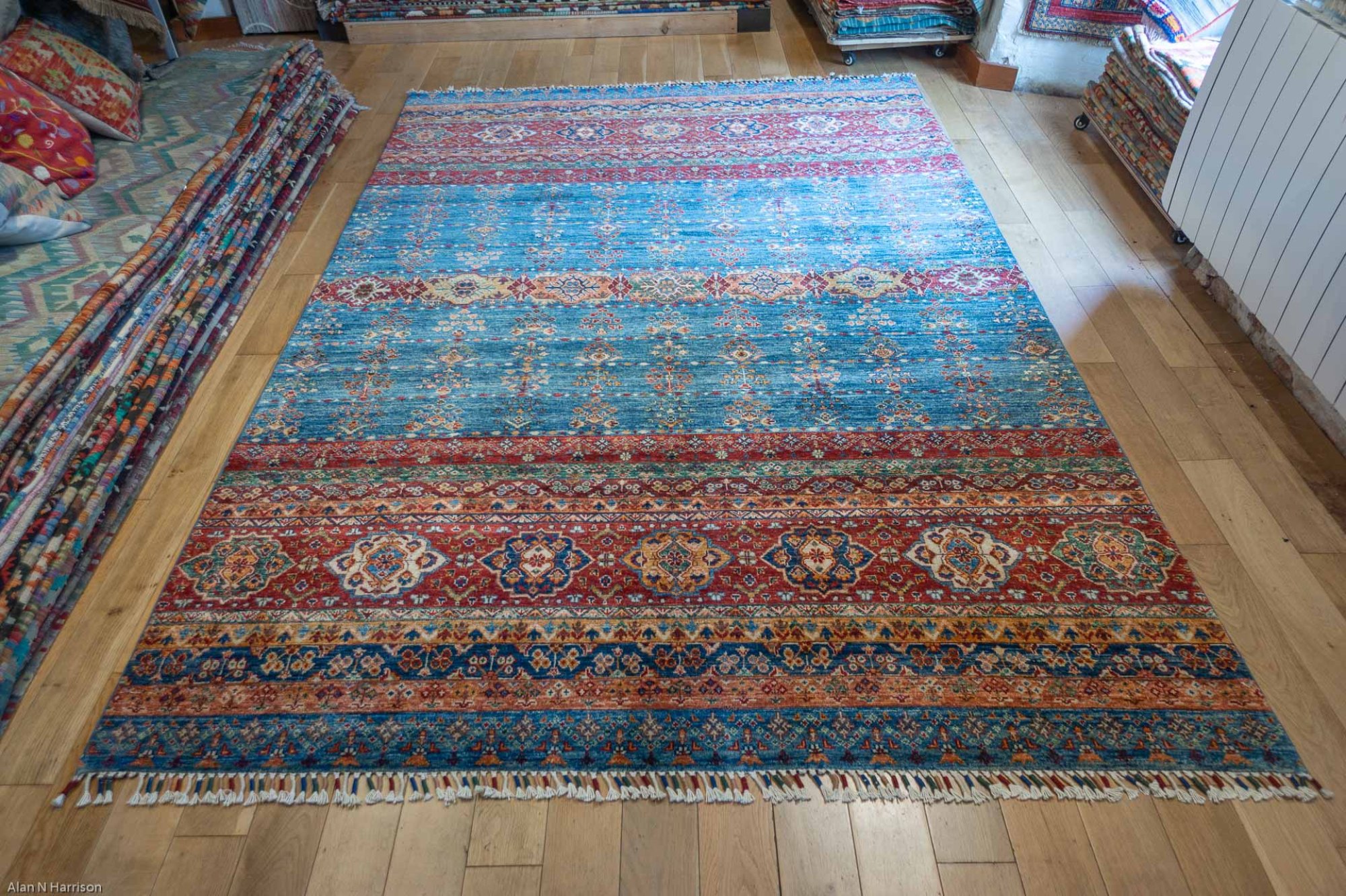 Hand-Knotted Khorjin Rug From Afghanistan (SN:25970) Olney Oriental Rugs